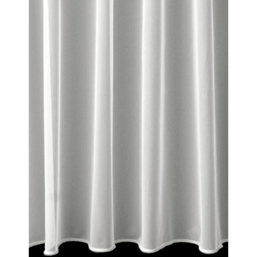 Vitrage Effen Wit Kamerhoog 280 cm met Loodveter – Franse Voile – €4,50 ...