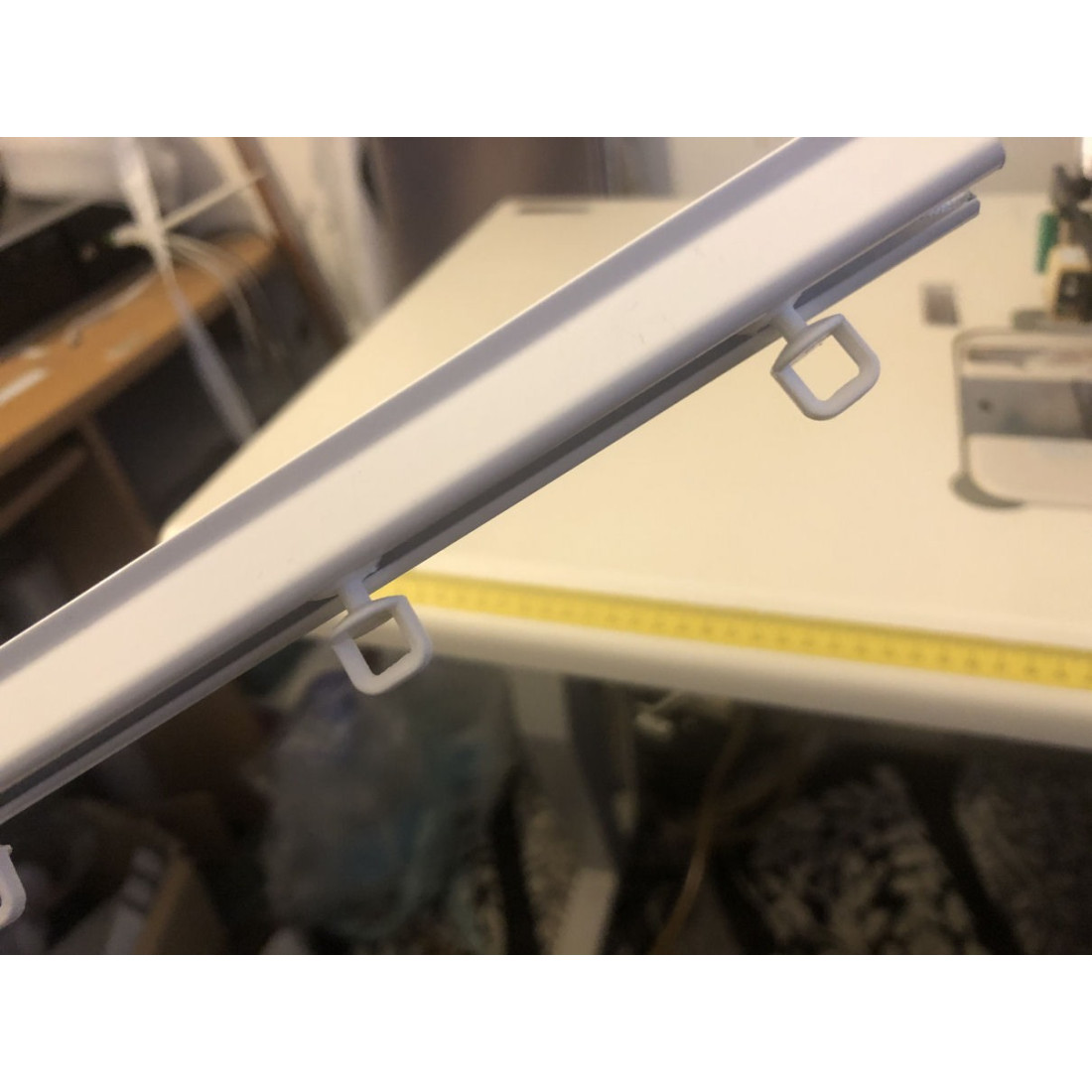 Waveplooi glijders 6 cm afstand